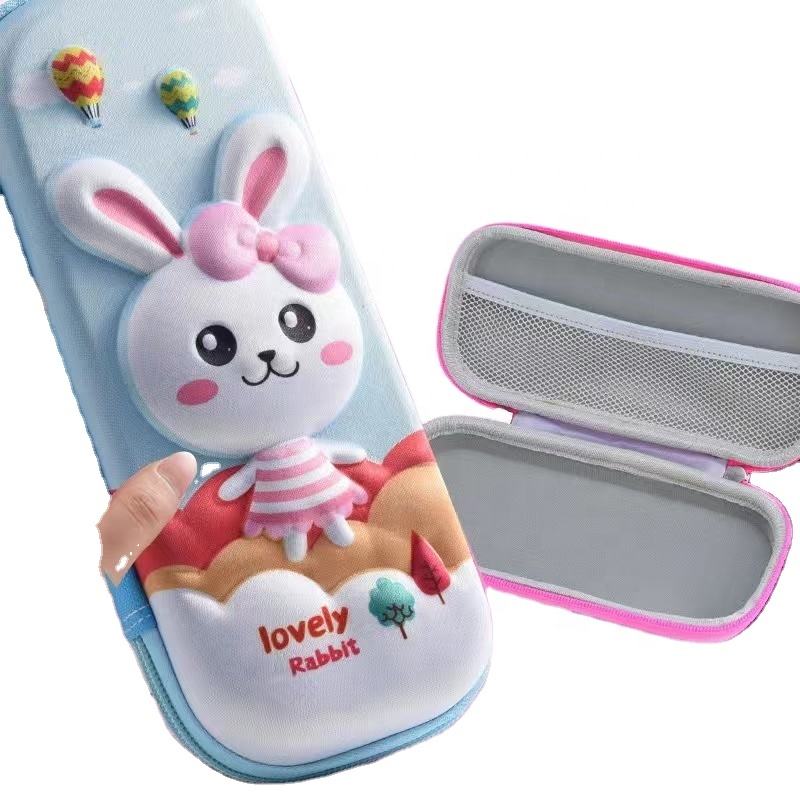 Hot Selling Big Capacity Solid Lovely Portable Cheap Zipper Stationary ...